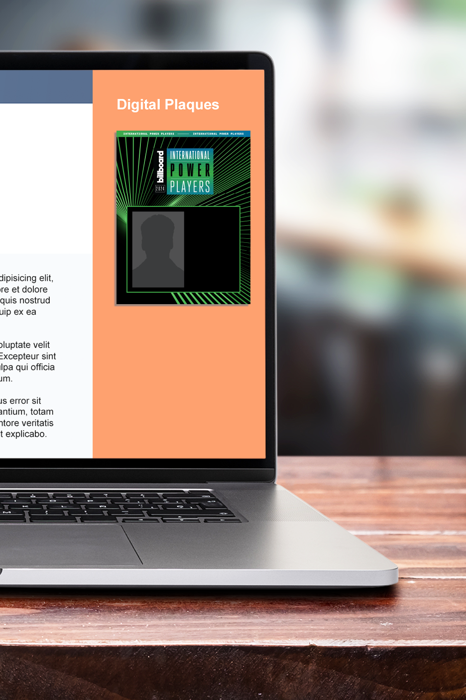 2024 Int'l Power Players - Digital Plaque (With Custom Photo ...